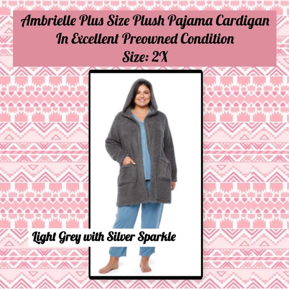 Ambrielle | Intimates & Sleepwear | Ambrielle Plus Size Plush Pajama ...